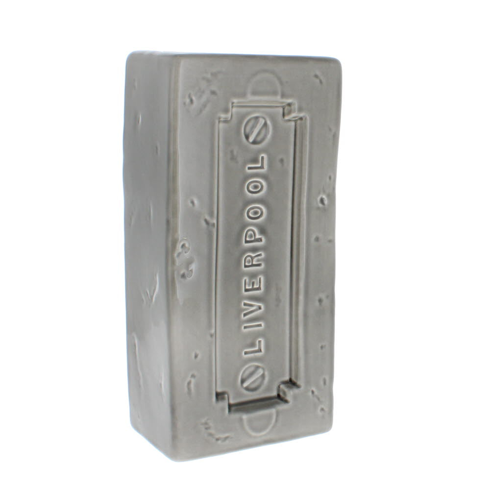 Liverpool brick vase grey | National Museums Liverpool shop