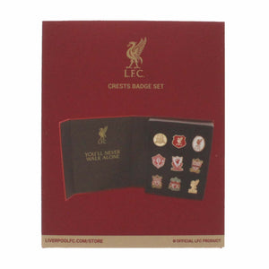 Liverpool FC crests 9pc badge set | National Museums Liverpool Shop