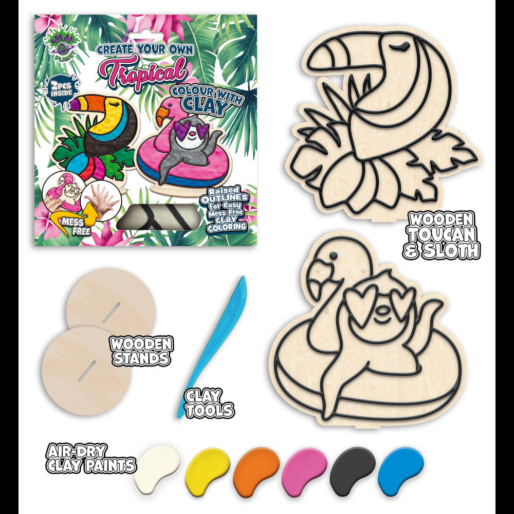 Tropical colour with clay kit | National Museums Liverpool shop