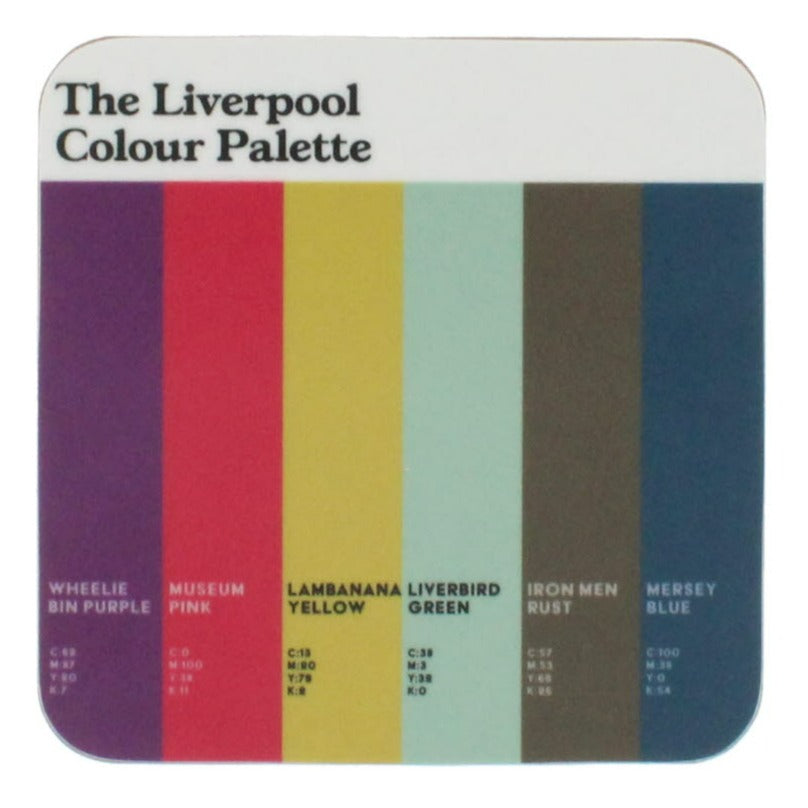 The Liverpool Colour Palette Coaster | National Museums Liverpool Shop