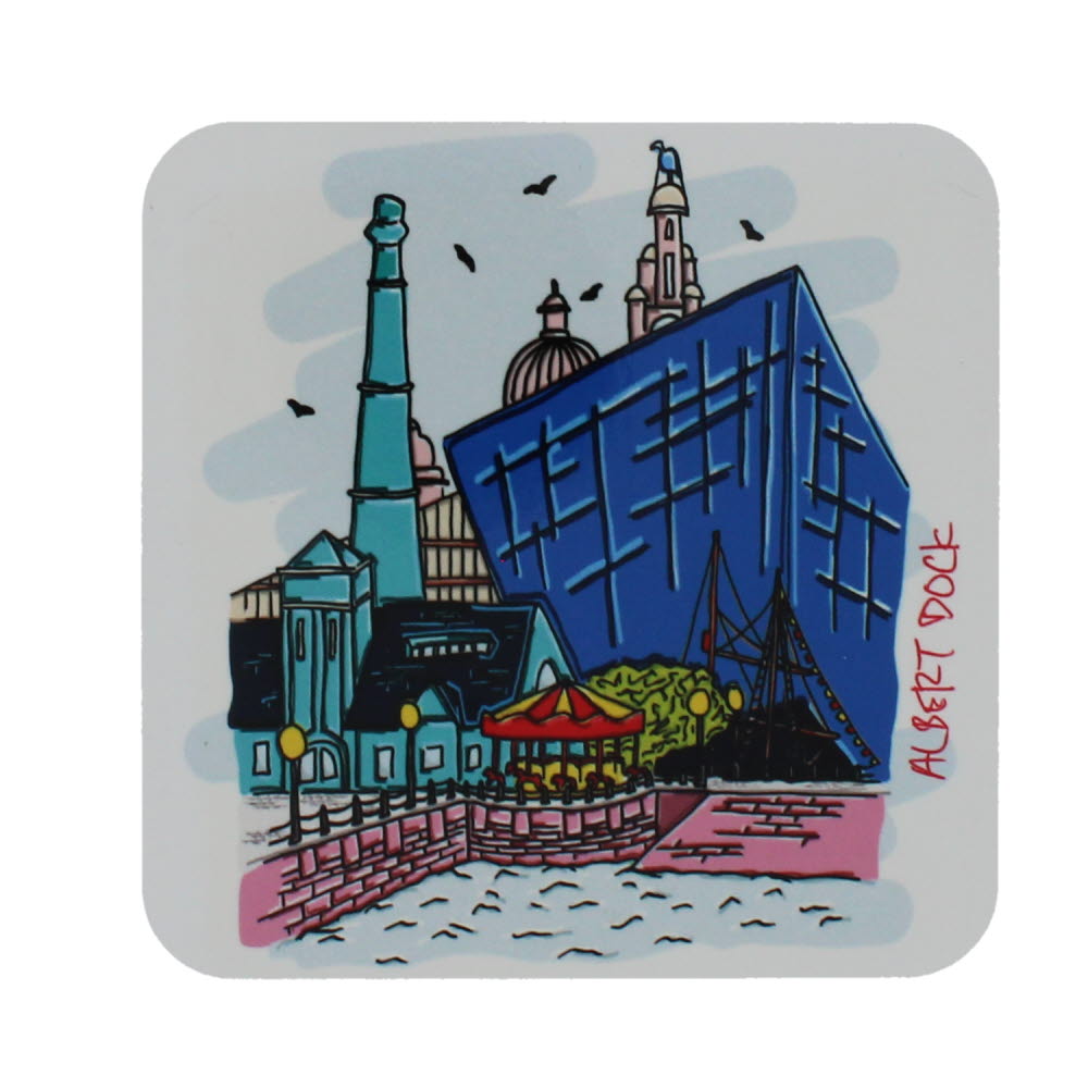 MooAndSnip Albert Dock Coaster | National Museums Liverpool Shop