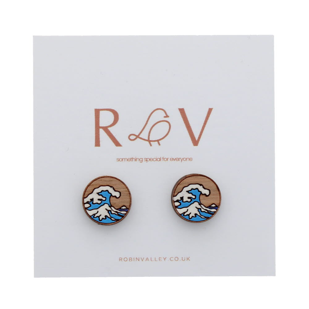 The Great Wave earrings | National Museums Liverpool shop