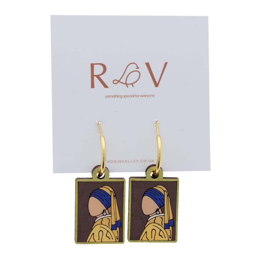 Girl with a Pearl Earring hoop earrings | National Museums Liverpool shop