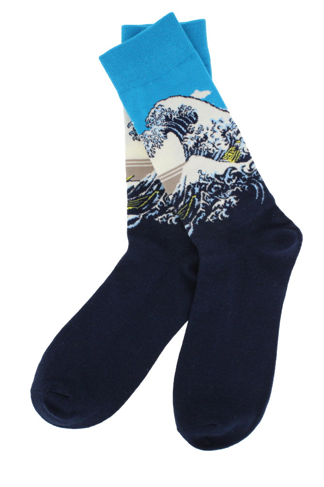 Gents Hokusai Great Wave Socks | National Museums Liverpool Shop