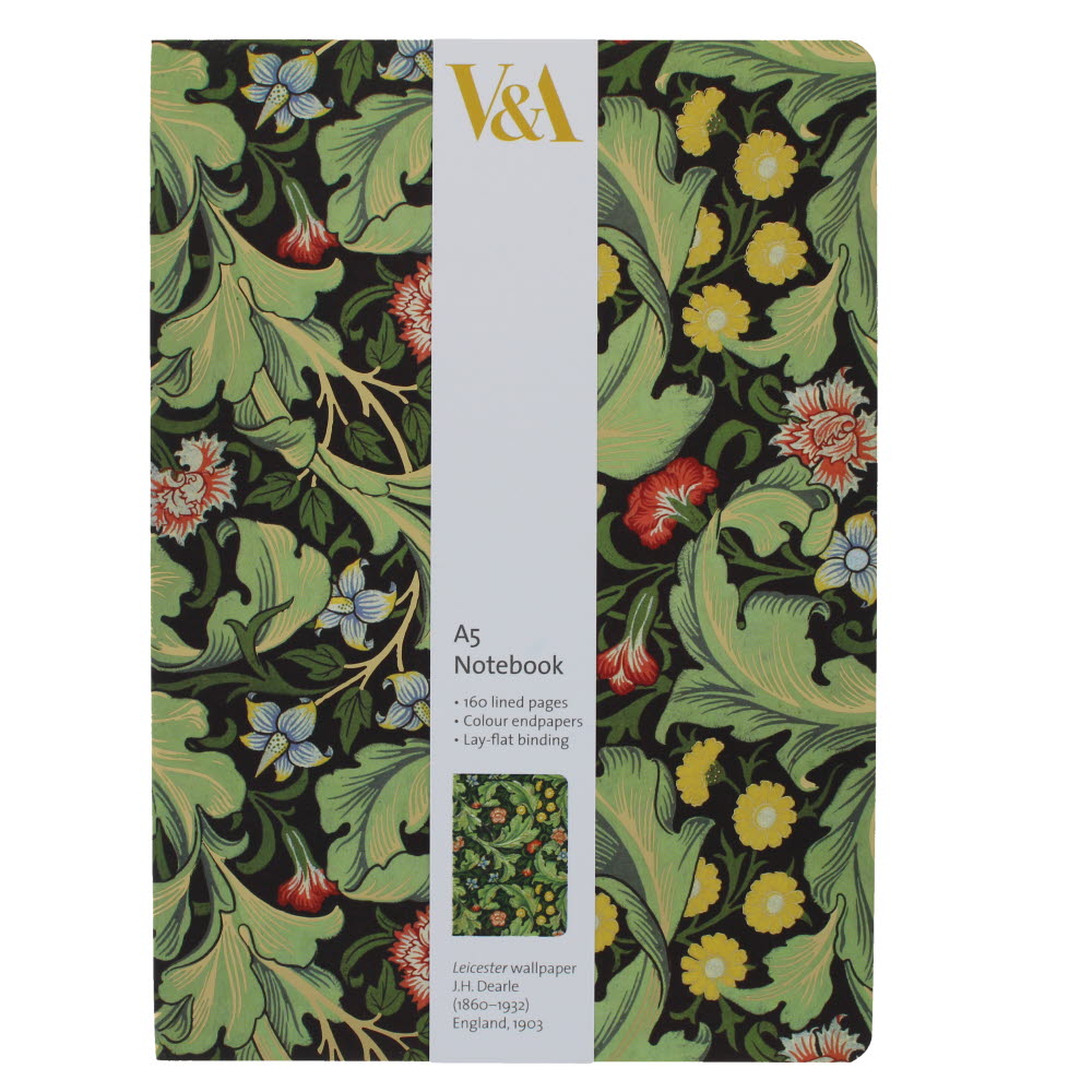 Luxury Leicester Wallpaper A5 Notebook | National Museums Liverpool Shop