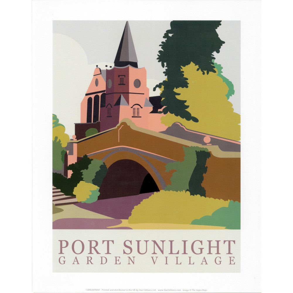 Port Sunlight Print National Museums Liverpool online shop