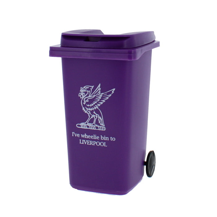 Liverpool Miniature Purple Wheelie Bin | National Museums Liverpool Shop
