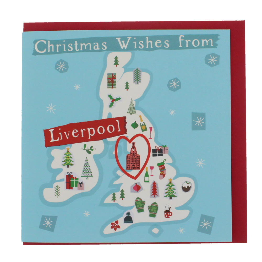 Christmas Wishes Snowglobe Christmas Card | National Museums Liverpool Shop